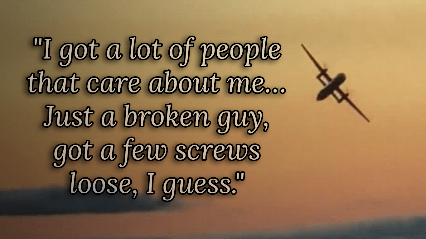 Richard 'Sky King' Russell - 'Just a broken guy, got a few screws loose ...